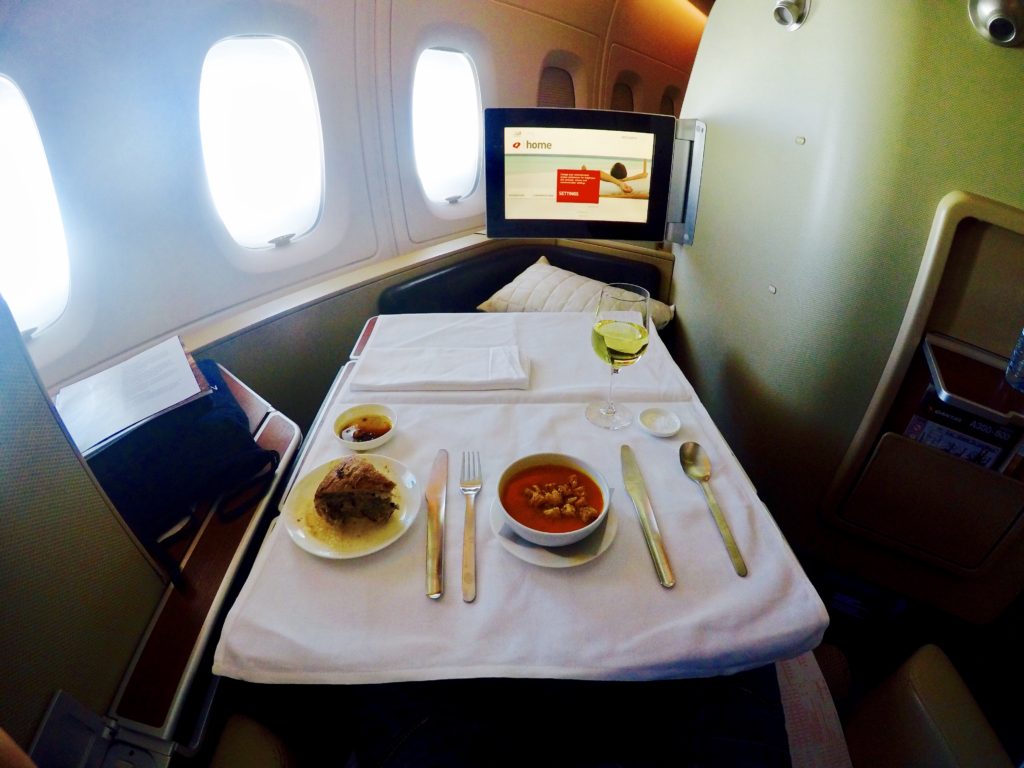 Review: Qantas Airways Airbus A380 First Class - Upon Boarding