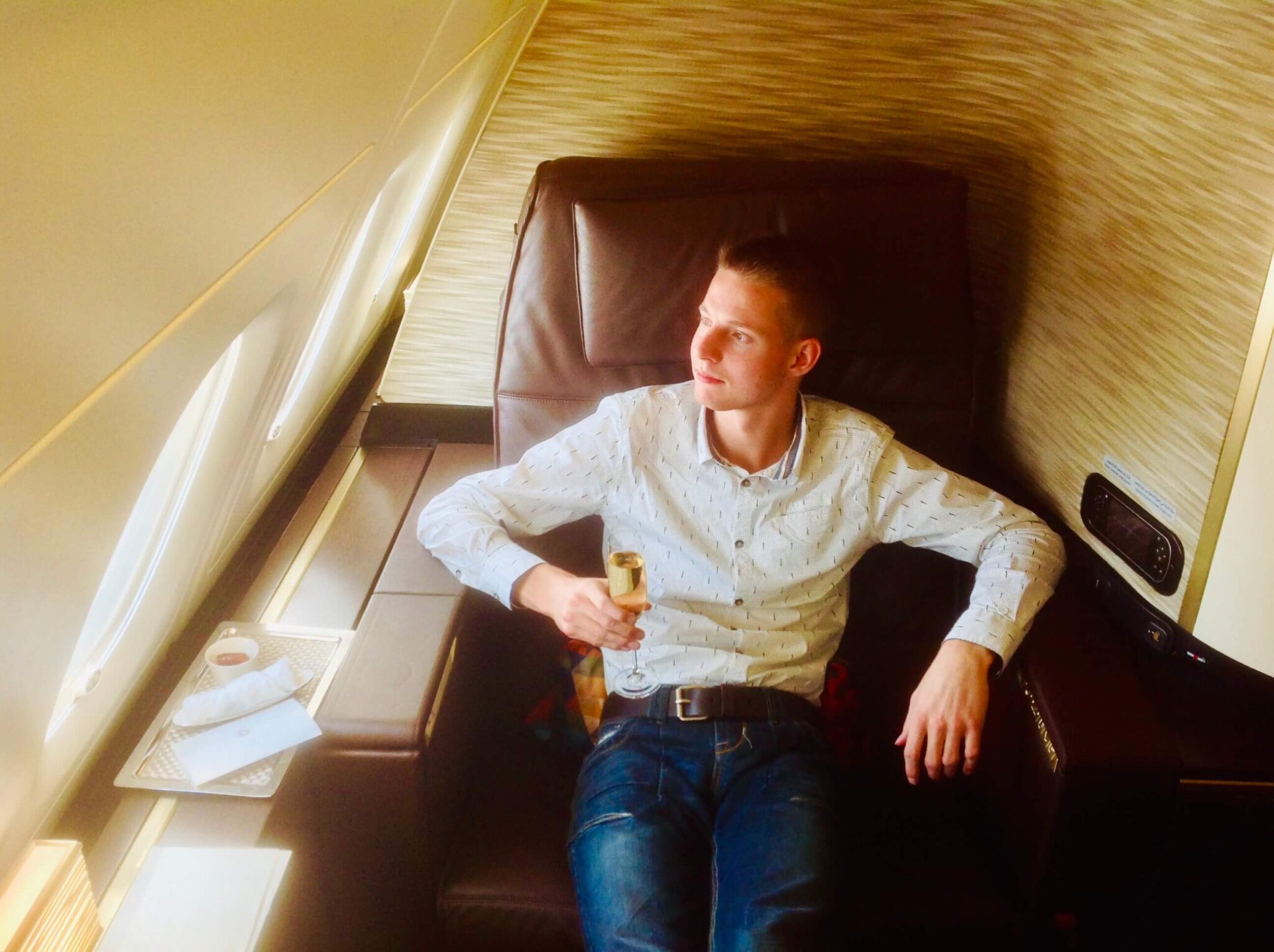 Review: Etihad Airways A380 First Class Apartment - Upon Boarding