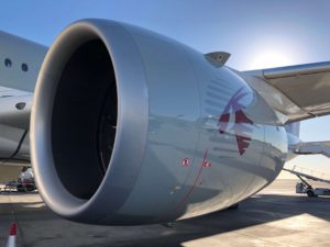 Qatar Airways, A350, A350-1000 Engine | Upon Boarding